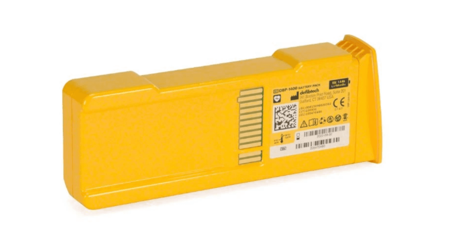 Defibtech AED Battery Pack - 5-Year Lifeline | 125 Shocks, 8 Hours – HERO