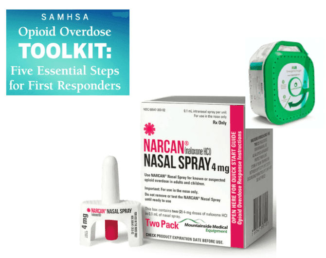 Oxygen Narcan First Aid Kit | Overdose Treatment – HERO