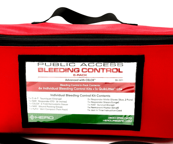 HERO Public Access Bleed Kit - Control Bleeding Fast – HERO LifeCare